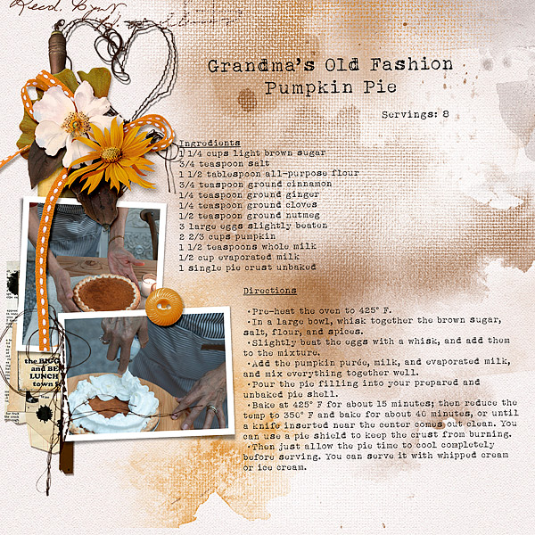 Grandma’s Old Fashion Pumpkin Pie Recipe | PiCKLEBERRYPOP FORUMS