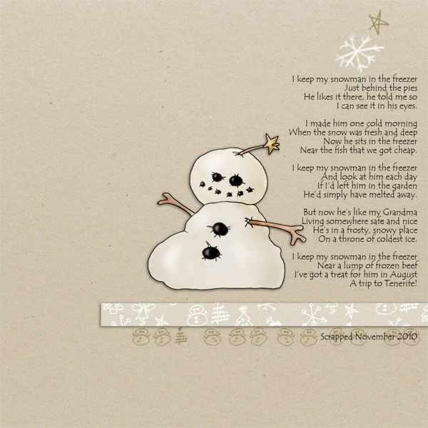 I Keep my Snowman in the Freezer | PiCKLEBERRYPOP FORUMS