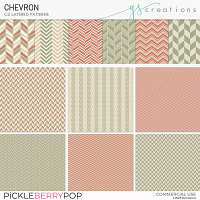 Chevron Layered Patterns (CU) by GS Creations