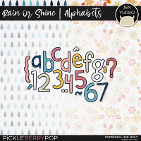 Rain or Shine | Alphabets by Jen Yurko