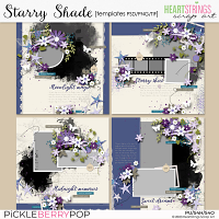 Starry Shade Templates by Heartstrings Scrap Art