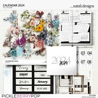 2024 Calendar All in One by Natali Designs