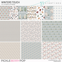 Winters Touch Layered Patterns (CU) by GS Creations