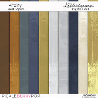 Vitality Solid Papers by Kakleidesigns