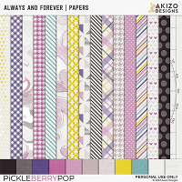 Always And Forever | Papers by Akizo Designs