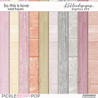 So this is love Solid Papers by Kakleidesigns