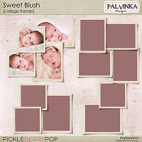 Sweet Love Collage Frames by Palvinka Designs