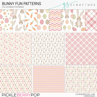 Bunny Fun Layered Patterns (CU) by GS Creations