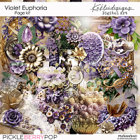 Violet Euphoria Page kit by Kakleidesigns