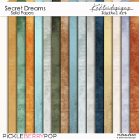 Secret Dreams Solid papers by Kakleidesigns