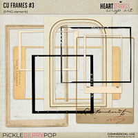 CU Frames #3 by Heartstrings Scrap Art