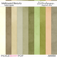 Mellowed Beauty Solid Papers by Kakleidesigns