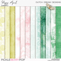 Happy April - Papers by Dutch Dream Designs