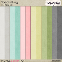 Special Hug Solid Papers by Palvinka Designs