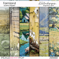Farmland Scenic Papers by Kakleidesigns