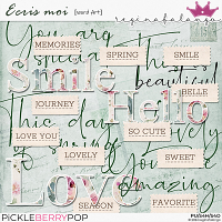 ECRIS MOI WORD ART by reginafalango