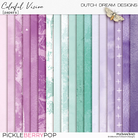 Colorful Vision - Papers by Dutch Dream Designs