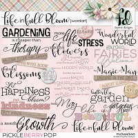 Life in Full Bloom: WordArt by Fayette Designs