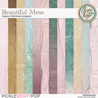 Beautiful Mess Messy Shimmer Papers by Chere Kaye Designs at www ...