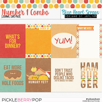 Number 1 Combo Journal Cards by Blue Heart Scraps