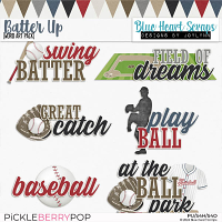 Batter Up Word Art by Blue Heart Scraps