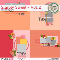 Simply Sweet Volume 2 Templates by Chere Kaye Designs at www ...