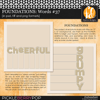 Foundations: Words #37 by Fayette Designs