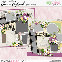 Time Capsule Templates by Heartstrings Scrap Art