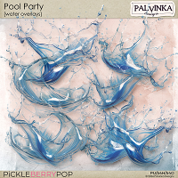 Pool Party Water Overlays by Palvinka Designs