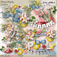 Pool Party Clusters by Palvinka Designs