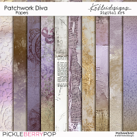 Patchwork Diva Papers by Kakleidesigns