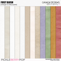 First blush - solid papers by chunlin designs