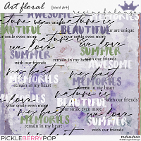 ART FLORAL WORD ART by reginafalango