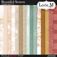 Beautiful Season Paper Pack 1 by LorieM Designs