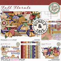 Fall Florals Collection by Chere Kaye Designs at www.pickleberrypop.com