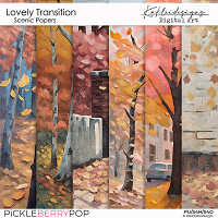 Lovely Transition Scenic Papers by Kakleidesigns
