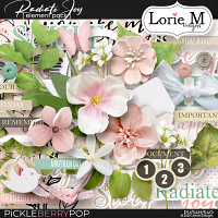 Radiate Joy Element Pack BY LorieM Designs