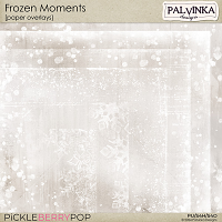 Frozen Moments Page Overlays by Palvinka Designs