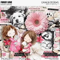 Furry Love - elements by chunlin designs