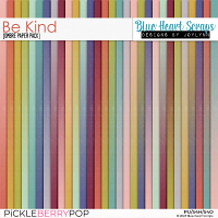 Be Kind Ombre Papers by Blue Heart Scraps