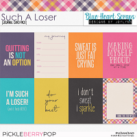 Such A Loser Journal Card Pack by Blue Heart Scraps