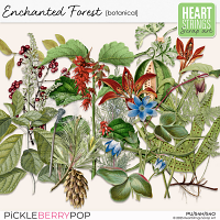 Enchanted Forest Botanical by Heartstrings Scrap Art