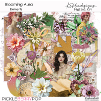 Blooming Aura Elements by Kakleidesigns