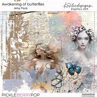 Awakening of Butterflies Artsy Pack by Kakleidesigns