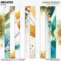Live a Little - papers by chunlin designs
