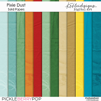 Pixie Dust Solid Papers by Kakleidesigns