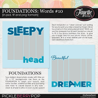 Foundations - Words #10 by Fayette Designs