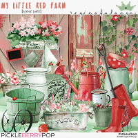 MY LITTLE RED FARM scenic pack BY REGINAFALANGO