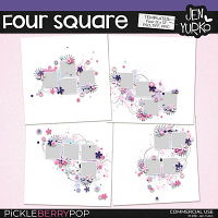 Four Square Templates by Jen Yurko