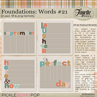 Foundations: Words #21 by Fayette Designs